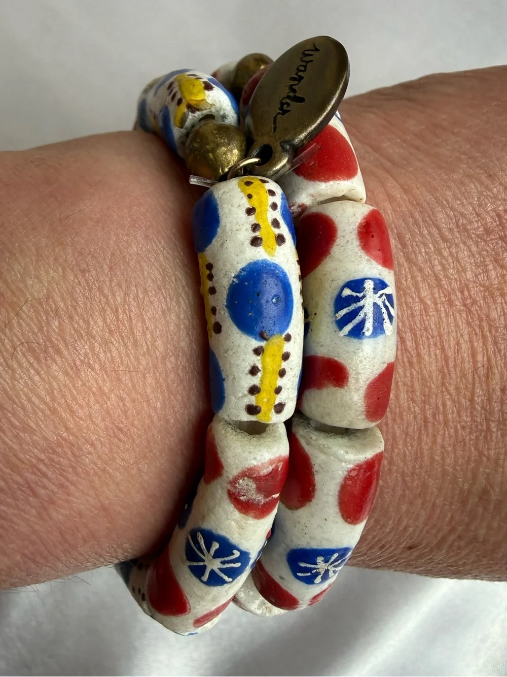 often wander | Jewelry | Often Wander African Trade Bead Stretch ...